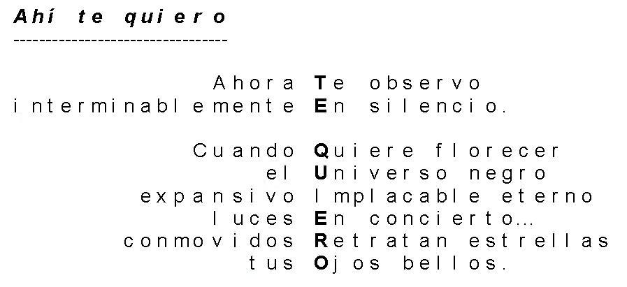 3 ejemplos de acrósticos y definición - Yavendrás 3 ejemplos de acrósticos y definición - Yavendrás