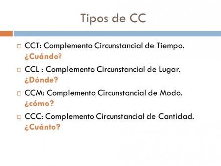 12 ejemplos de complemento circunstancial y definición - Yavendrás